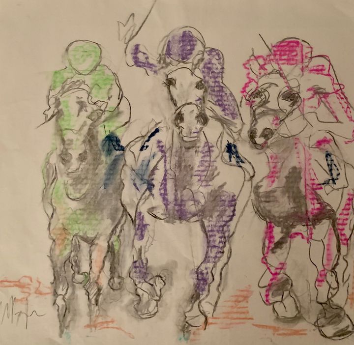 Trifecta - Michelle Boyle Art - Paintings & Prints, Animals, Birds ...
