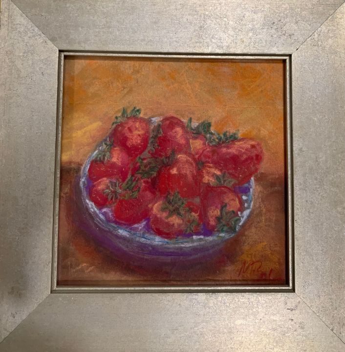 Bowl of Strawberries - Michelle Boyle Art - Paintings & Prints, Still ...