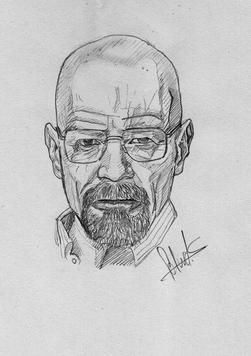 Walter White (Bryan Cranston) - A4 - Gallery - Edward Silva - Drawings ...