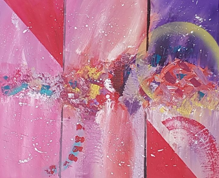 FLASH 3 - SAFIA WOSTH - Paintings & Prints, Abstract, Color - ArtPal