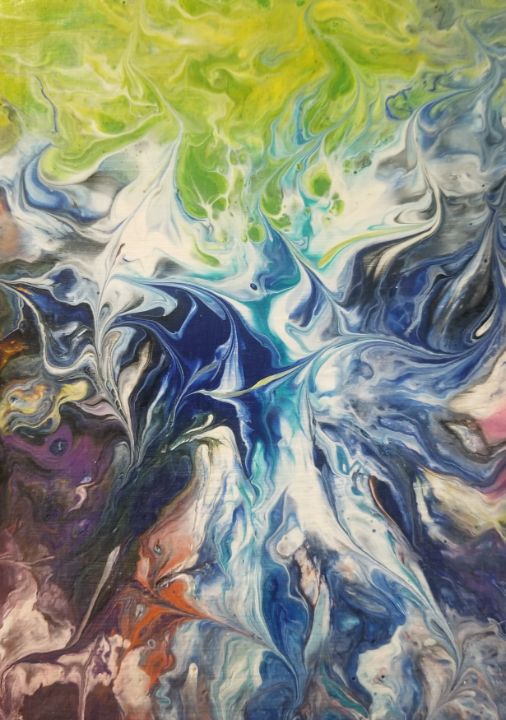 The battle - Felisa Moore - Paintings & Prints, Fantasy & Mythology ...