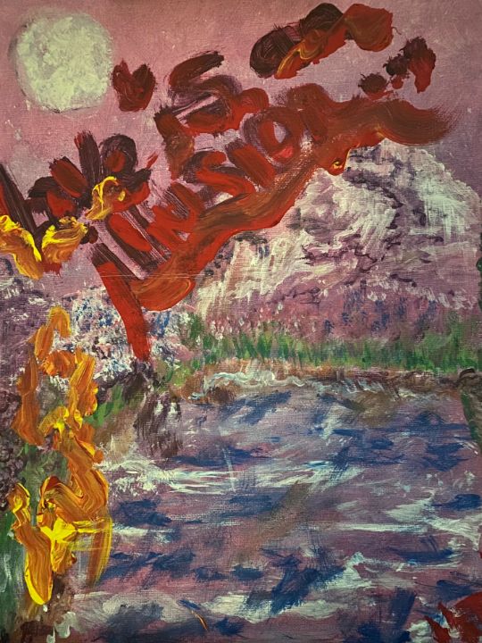 Crying for Help - Mary Townsend - Paintings & Prints, Landscapes ...