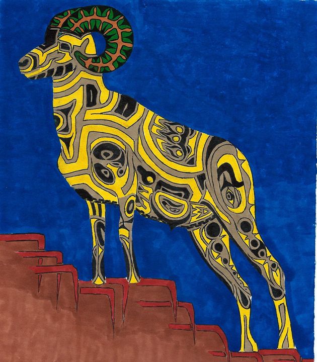 ram - stalkingbear - Drawings & Illustration, Animals, Birds, & Fish ...