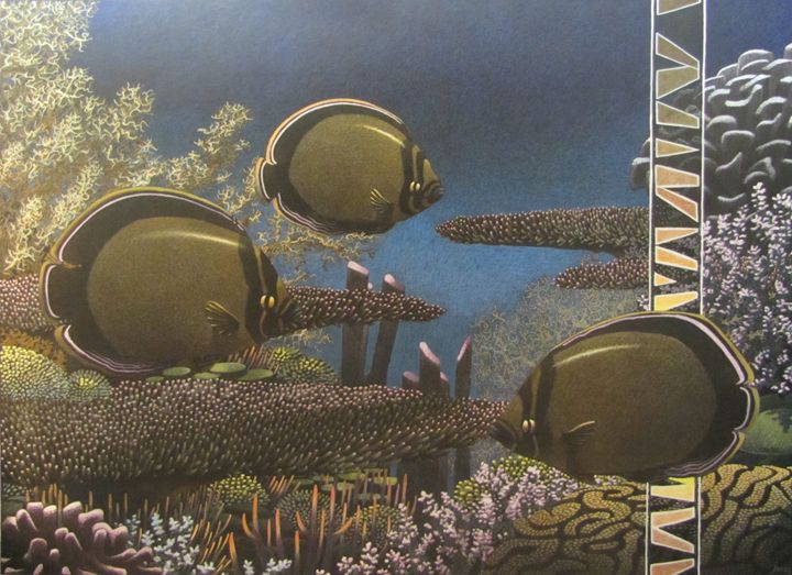The Reef - Lawrence Jones - Drawings & Illustration, Animals, Birds ...