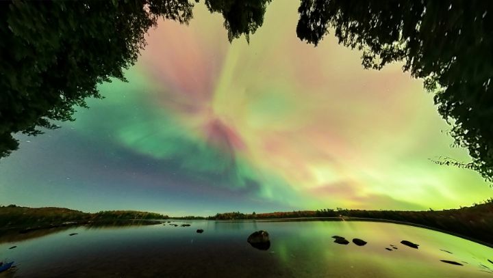 Northern Lights Aurora Craig Lake - Michigan Waterfalls - Photography ...