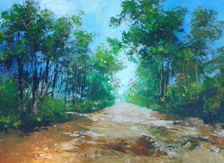 The Road Less Travelled - Aartzy - Let's Talk Expressions - Paintings ...