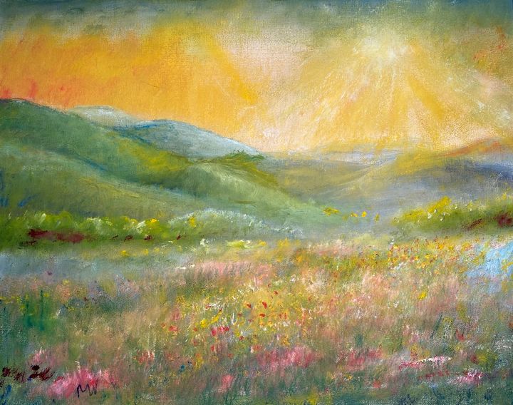 SPRING IN THE MOUNTAINS - Wickstrom Art - Paintings & Prints ...