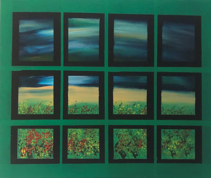 Closed window - Ivan Ivanoff - Paintings & Prints, Abstract, Figurative ...