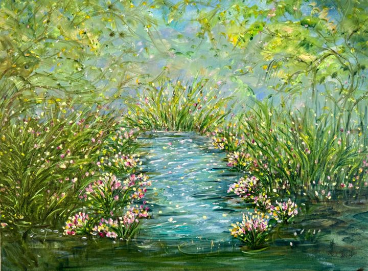 Dazzling Dawn - wink art - Paintings & Prints, Landscapes & Nature ...