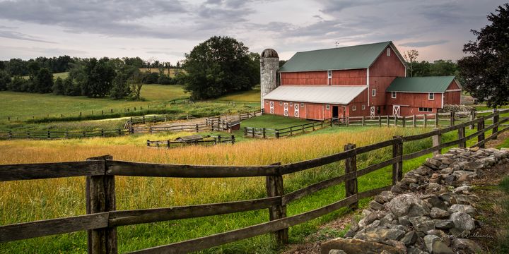 Dairy Farm At Dusk - S.Williamsen - Photography, Landscapes & Nature ...