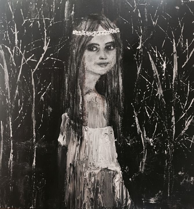 The Midnight Nymph - The Dragonfly Studio - Paintings & Prints, People ...