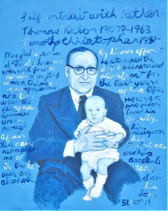 Portrait of Artist with his Father - Seery Studio - Paintings & Prints ...