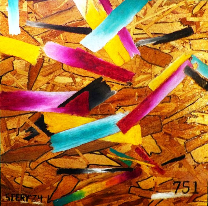 751 - Seery Studio - Paintings & Prints, Abstract, Irregular Forms - ArtPal