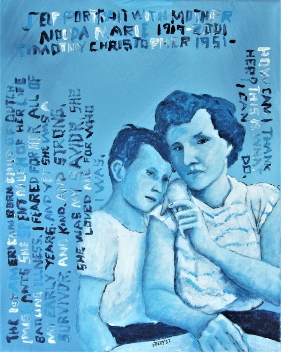 Portrait of the artist with mother - Seery Studio - Paintings & Prints ...