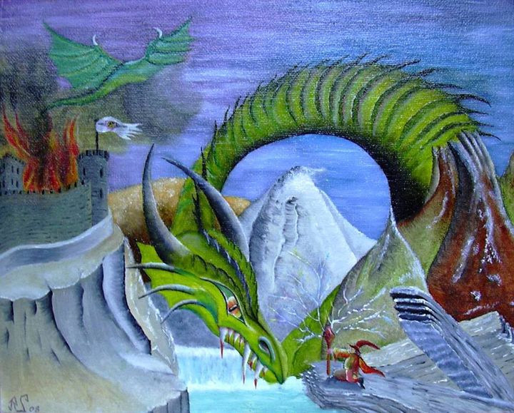 Dragon metamorph - JRS Artworks - Paintings & Prints, Fantasy ...