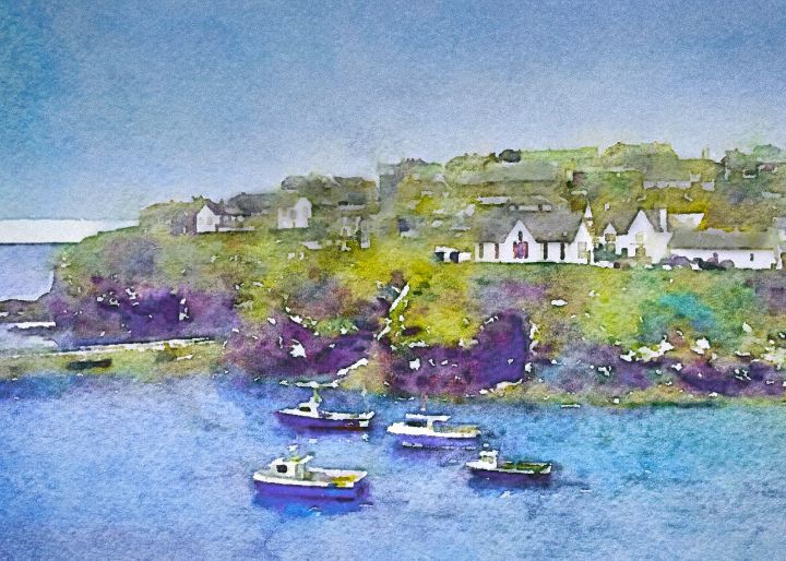 Sea Wall of North Cornwall - Susan Maxwell Schmidt | Art on the Edge ...