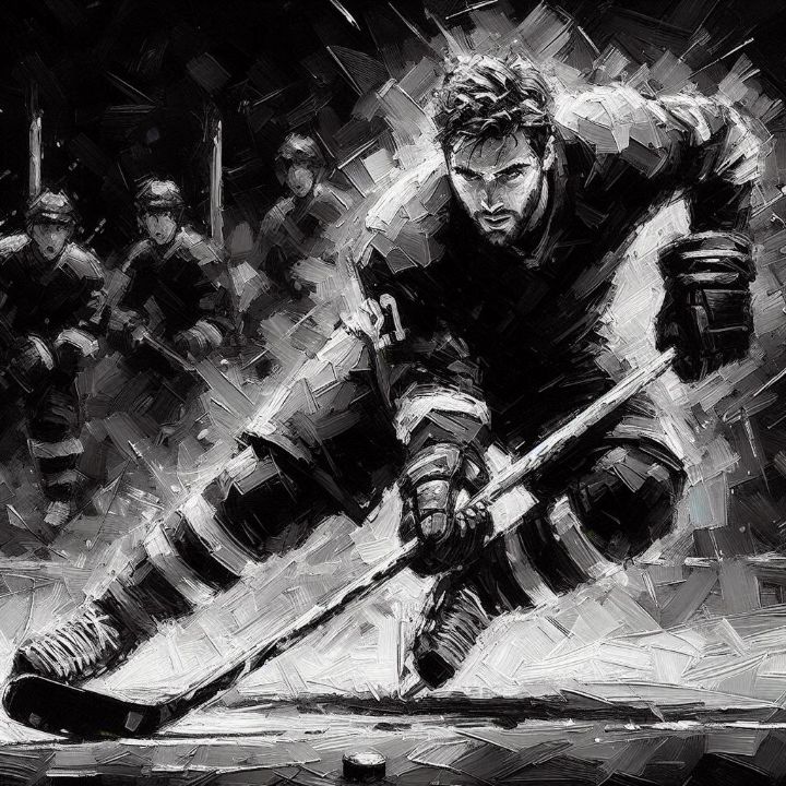 Hockey player - gorgeous art - Digital Art & AI, Sports & Hobbies ...