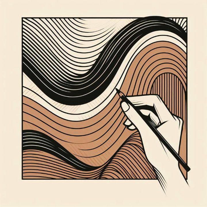 Abstract drawing - gorgeous art - Digital Art & AI, Abstract, Irregular ...