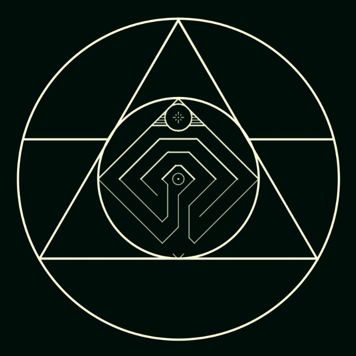 Dark Compass Rose Sealed, w/Lines - Giacomo Aureo - Drawings ...