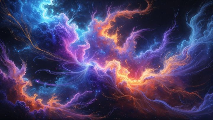 Nebula-inspired abstract art - Agustin Beautiful Art - Digital Art & AI ...