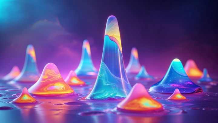 Lava lamp inspired color blobs - Agustin Beautiful Art - Paintings & Prints, Abstract, Color ...