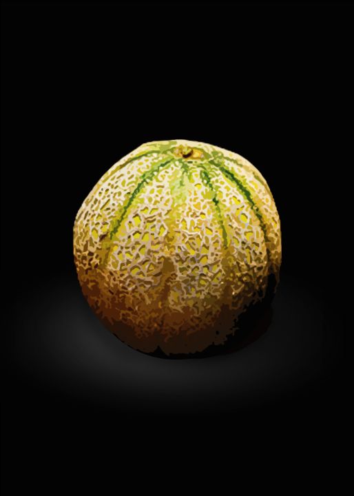 melon in the dark - RoqyaArt - Paintings & Prints, Food & Beverage ...