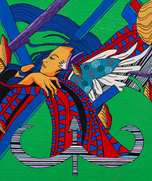 Voodoo love bow - handloftmade - Paintings & Prints, Fantasy ...