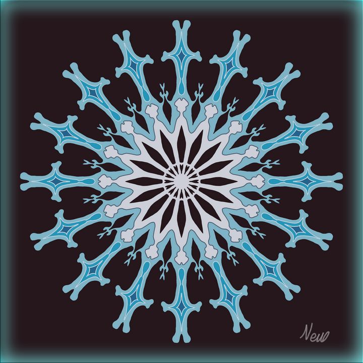 Radial Symmetry Snowflake