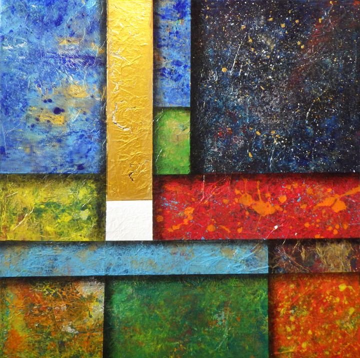 Golden Rule #5 - Peter Hamilton - Paintings & Prints, Abstract, Other ...