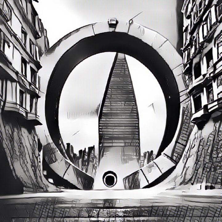 Alien portal - ExoticArtCreations - Paintings & Prints, Buildings ...