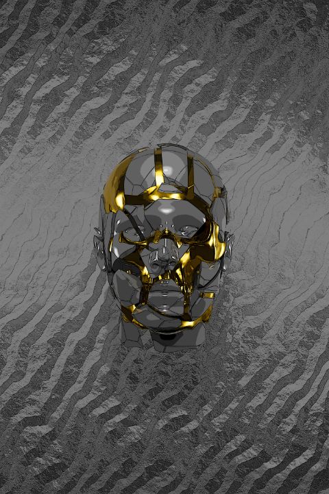 Meta Within Gold - Terrence IX - Digital Art & AI, Abstract, Color - ArtPal