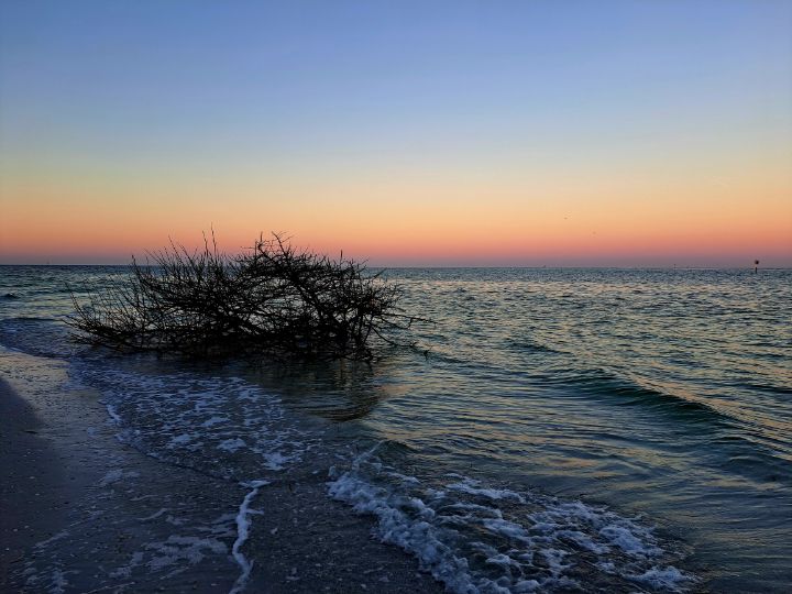 Sunrise on Shell Key, Florida - Dotted Line Art - Photography ...