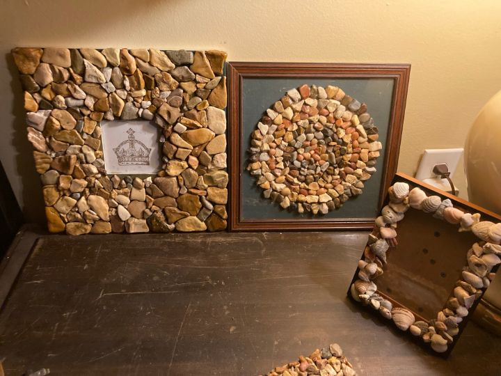 Unique framed rock artwork - One of a Kind Drifters - Crafts & Other ...