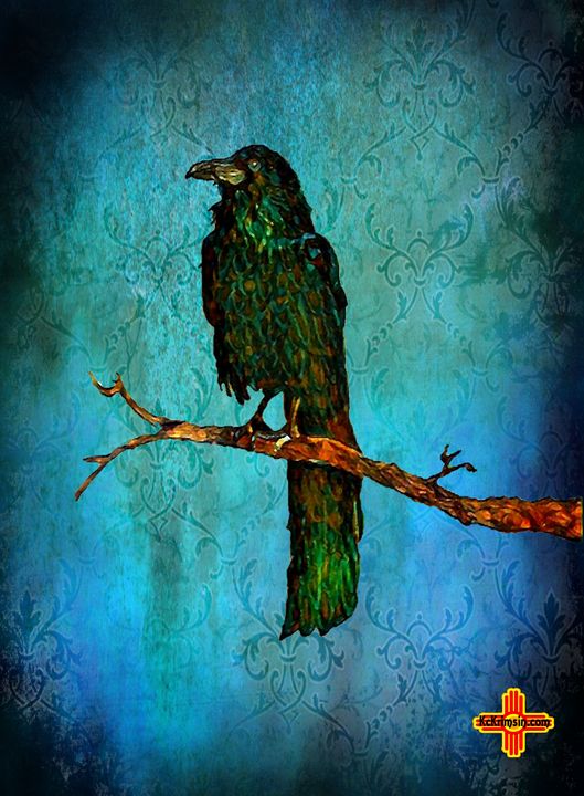 Emerald Raven by KC Krimsin - The KC Krimsin Kollection - Paintings ...
