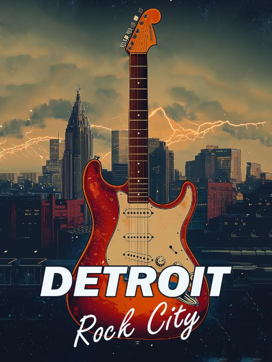 Detroit Rock City Travel Poster - Vintage Posters - Digital Art & AI ...