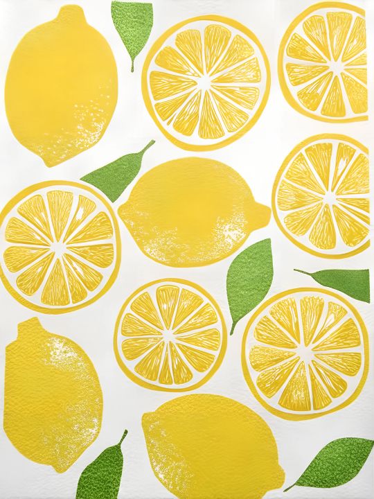 Lemon Harvest - Vintage Posters - Digital Art & AI, Food & Beverage ...