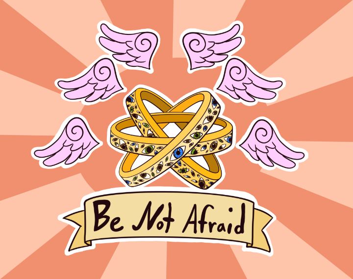 Be Not Afraid Poster - Nicole A. Holguin - Paintings & Prints, Religion, Philosophy, & Astrology ...