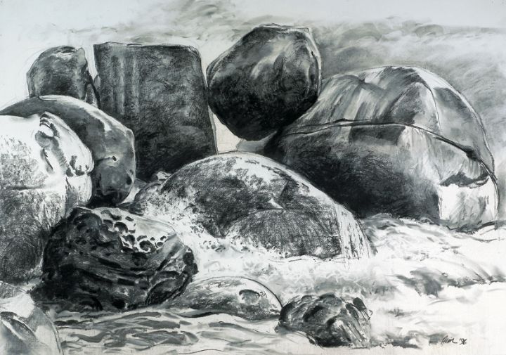 Boulders - Cornerstone Art Gallery - Drawings & Illustration, Abstract ...