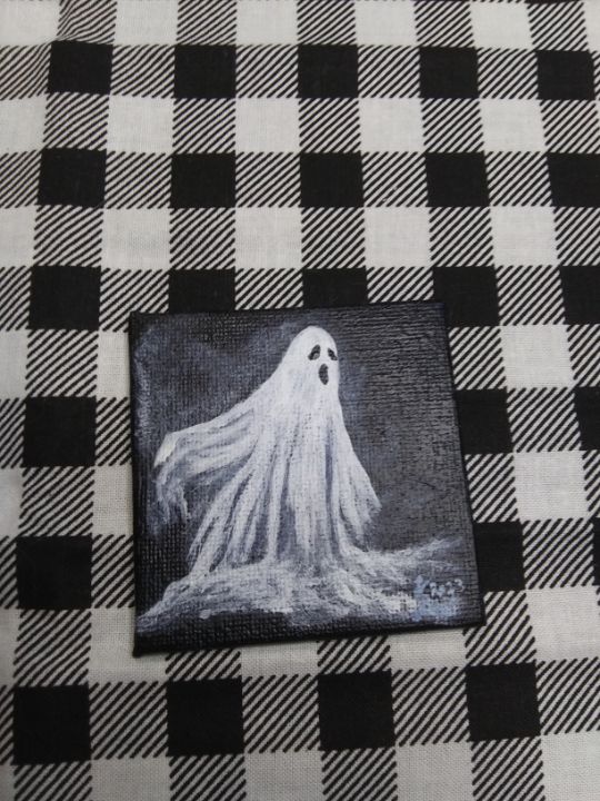 Ghost Magnet #1 - Art By Katherine - Paintings & Prints, Holidays ...