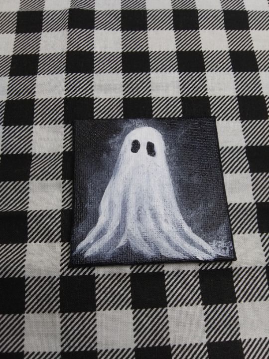 Ghost magnet #2 - Art By Katherine - Paintings & Prints, Holidays ...