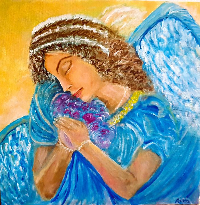 The Angel of Mercy - Anita ARTs - Paintings & Prints, Religion ...