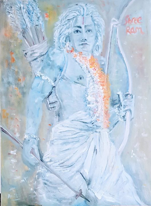 SHREE RAM - Anita ARTs - Paintings & Prints, Religion, Philosophy ...