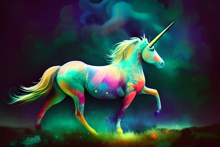 A Magical Unicorn - Angelandspot - Digital Art, Fantasy & Mythology ...