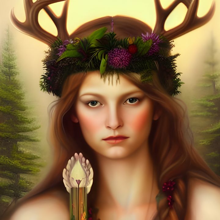 Elen of the Ways - Angelandspot - Digital Art & AI, Fantasy & Mythology ...