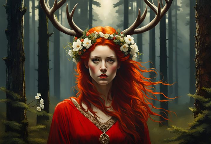 Elen of the Ways - Angelandspot - Digital Art & AI, Fantasy & Mythology ...