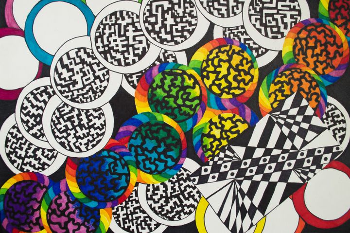 Hype - EMC_ART - Drawings & Illustration, Abstract, Geometric - ArtPal