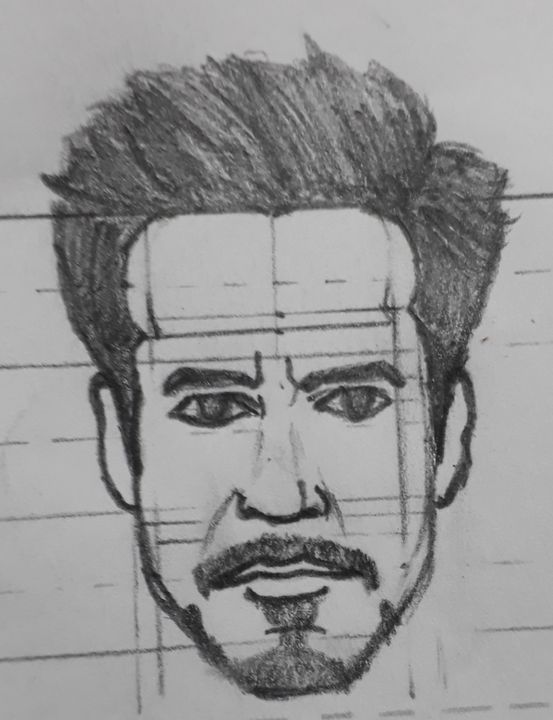 ROBERT DOWNEY SKETCH - layer - Digital Art & AI, People & Figures ...