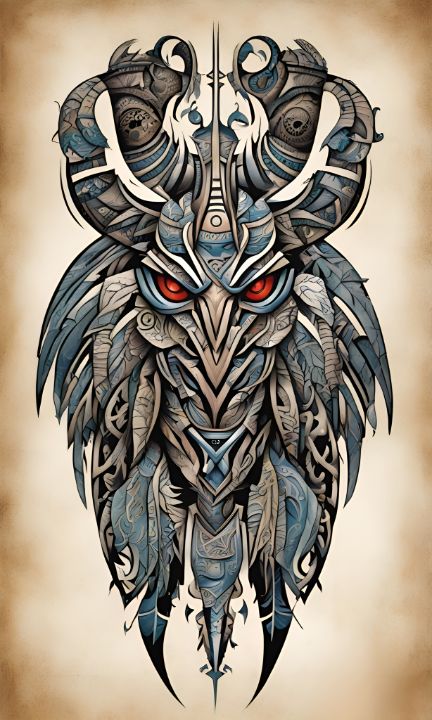 Tribal Mask - Sifo2024 - Digital Art & AI, Ethnic, Cultural, & Tribal ...