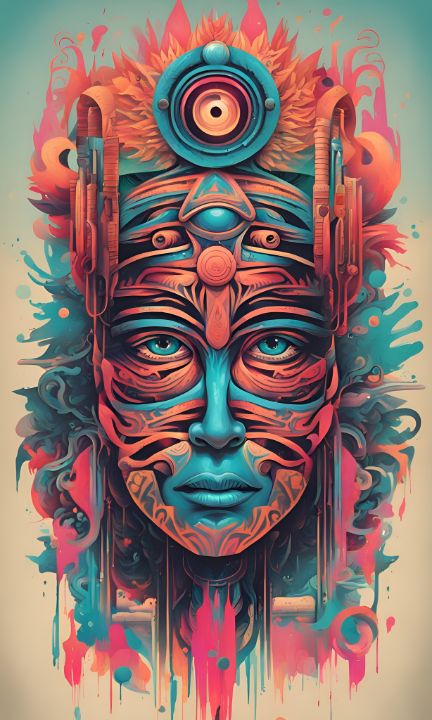 Abstract Tribal Art - Sifo2024 - Digital Art & AI, Ethnic, Cultural ...