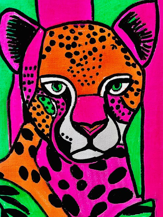 HUDSON- Bold - HUDSON - Paintings & Prints, Animals, Birds, & Fish, Wild Cats, Cheetah - ArtPal